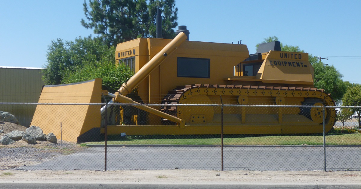 Bulldozer Building - Weird California